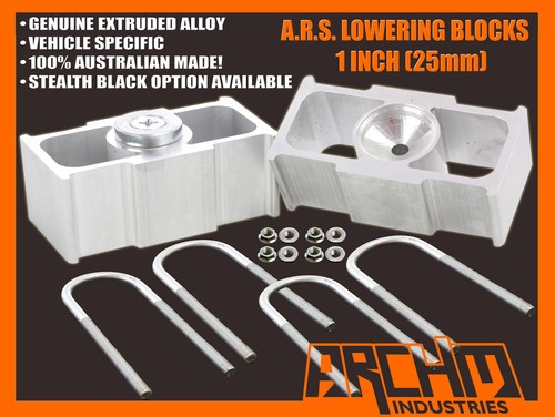 1" INCH (25mm) LOWERING BLOCKS FOR FORD FALCON XR XT XW XY XA XB XC XD ...