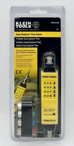 Klein Tools VDV512-058 Coax Explorer® Plus Tester New & Sealed | eBay
