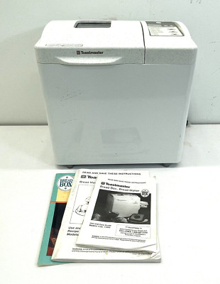 WORKING TOASTMASTER BREAD BOX BREAD MAKER 1156S WHITE RECIPE BOOK | eBay