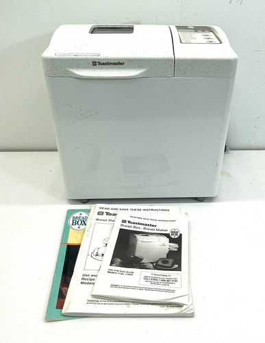 WORKING TOASTMASTER BREAD BOX BREAD MAKER 1156S WHITE RECIPE BOOK | eBay