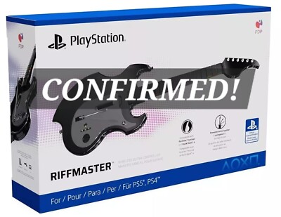 PDP RIFFMASTER Wireless Guitar Controller PlayStation PS5/PS4 Brand New ...