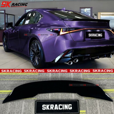 2021-2024 Lexus IS300 IS350 IS500 Rear Trunk Spoiler Wing Glossy Black ...