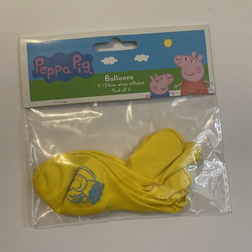 Peppa Pig Latex Balloons - for sale online | eBay
