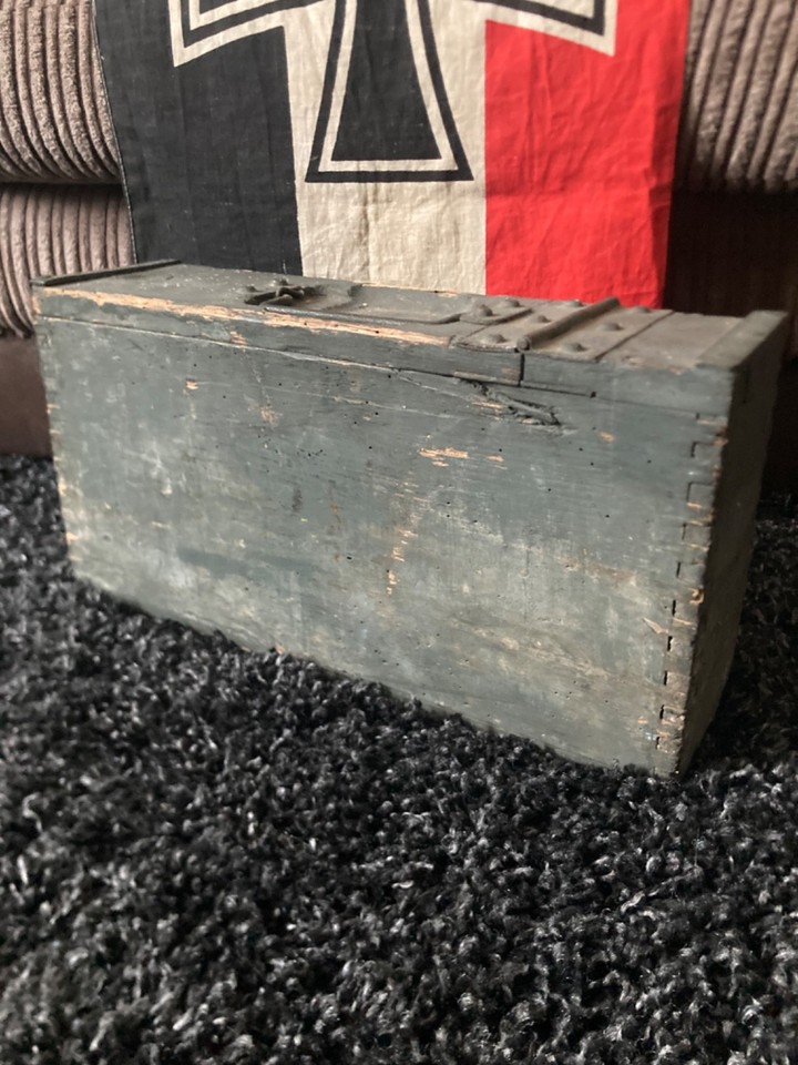 Rare WW1 German Maxim Gun Ammo Box With Original Paint | eBay