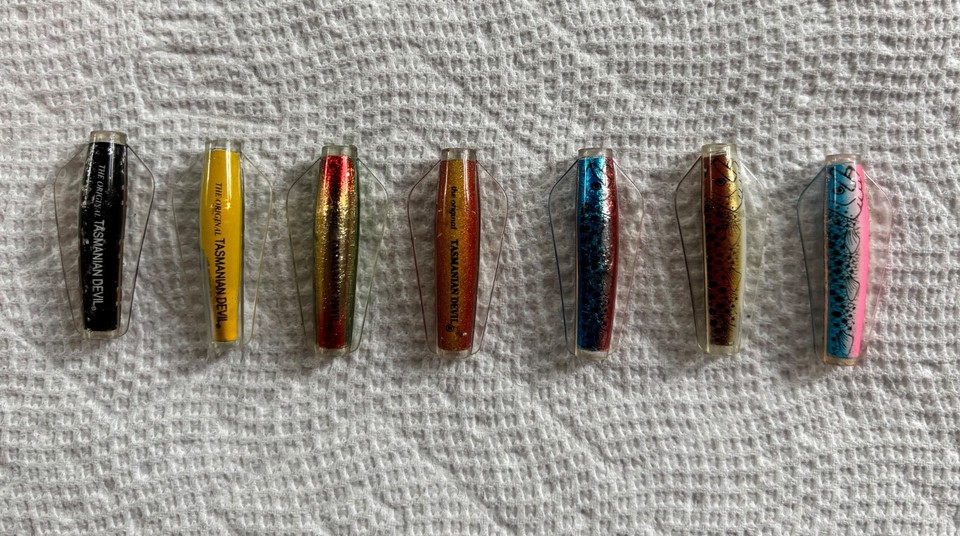 Lot of Seven Tasmanian Devil Lures. 7 Gram. | eBay