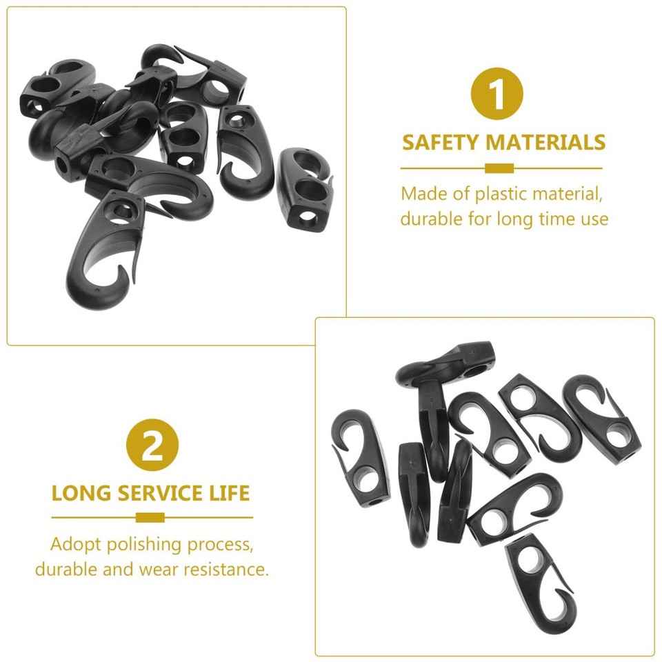 3 PCS Boat Accessories Marine Canoe Kayak Fishing Rigging Bungee | eBay UK