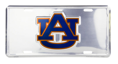 Auburn University Tigers Anodized Aluminum Metal License Plate Sign Tag ...