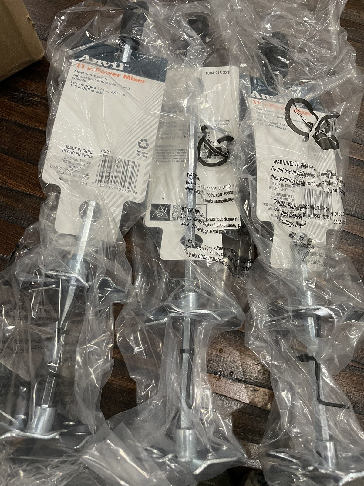 3X Steel Power Mixer with Adjust Wheels 2-1/4 in. x 11 in. New Anvil | eBay