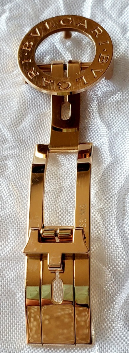 BULGARI 16MM deployment BAND 18K SOLID GOLD DEPLOYANT buckle BULGARI 16MM deployment BAND 18K SOLID GOLD DEPLOYANT buckle