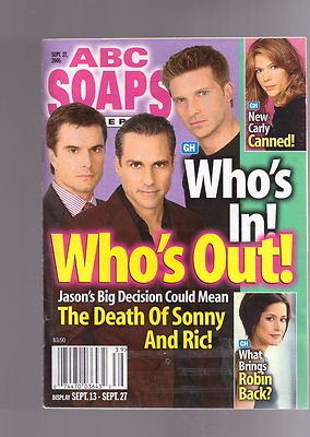 ABC SOAPS IN DEPTH GENERAL HOSPITAL WHO'S IN WHO.S OUT SEPTEMBER 2005 ...