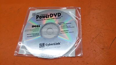 ⭐️⭐️⭐️⭐️⭐️Dell CyberLink PowerDVD Dell Part #1P214 A00-00 Windows XP ...