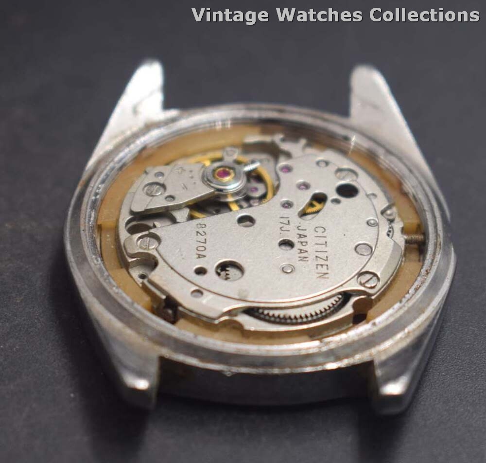 CITIZEN-8270 Winding Non Working Watch Movement For Parts & repair O ...