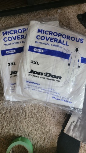 2- 3XL Jon Don Microporous Cover Alls | eBay