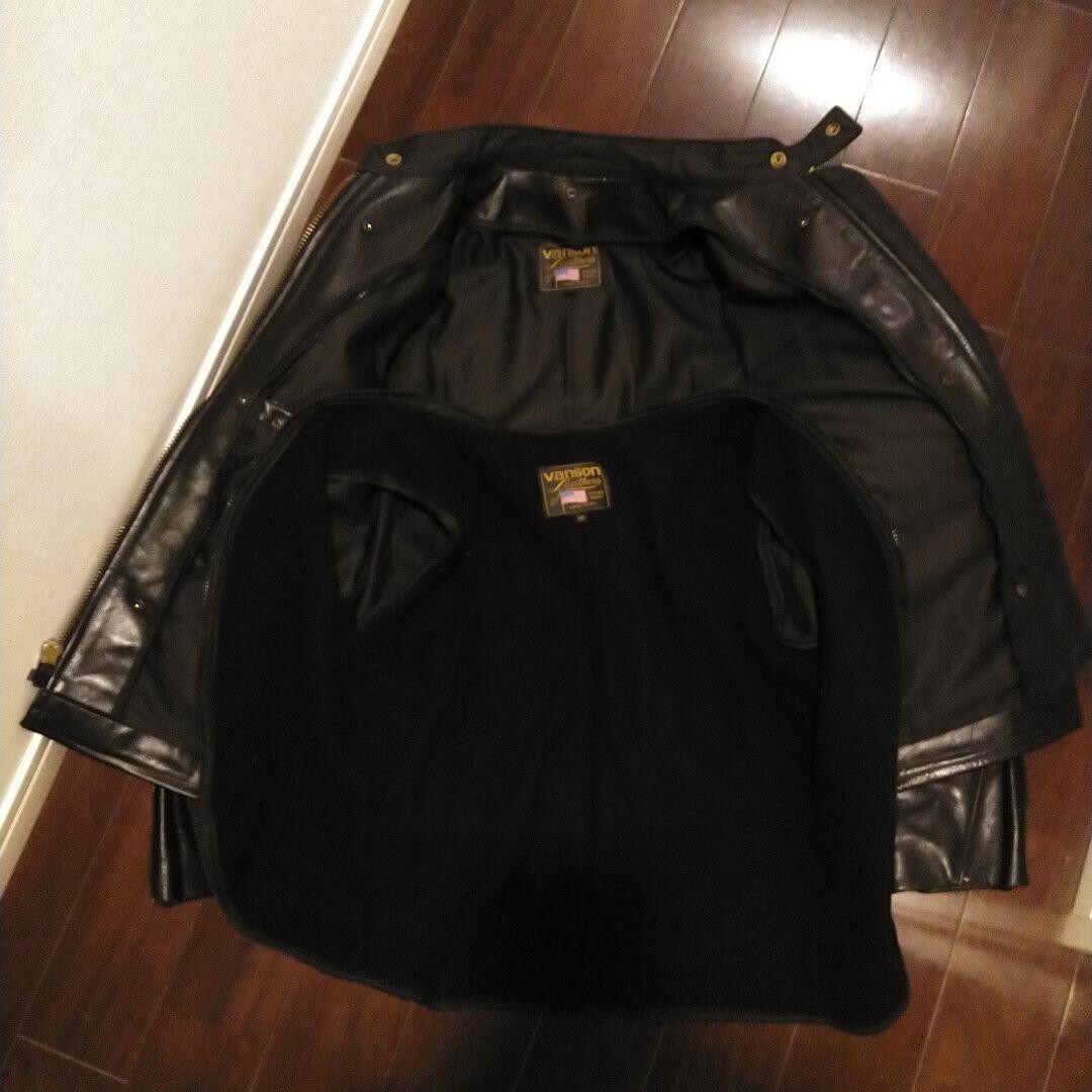 vanson Horsehide Leather Single Riders Jacket Blouson… - Gem