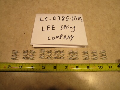 LOT OF 12 LEE SPRING COMPANY, LC 038G 03 M, COMPRESSION SPRINGS, F0029 ...