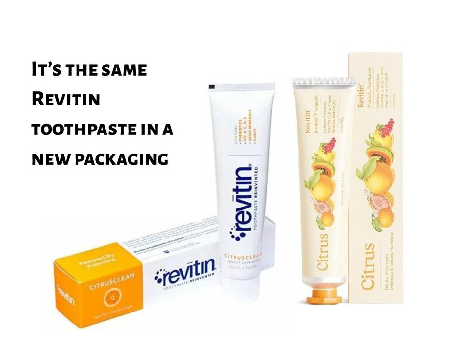 Revitin Natural Toothpaste and Prebiotic Oral Therapy (1 pack) | eBay
