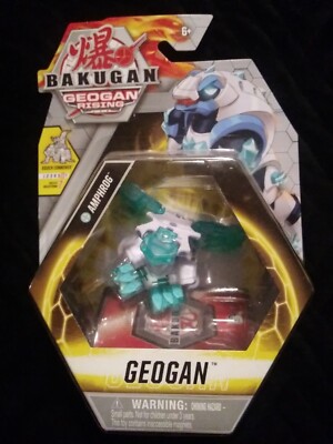 Bakugan Geogan Rising Amphrog Blue White Action Figure Viloch Combiner ...