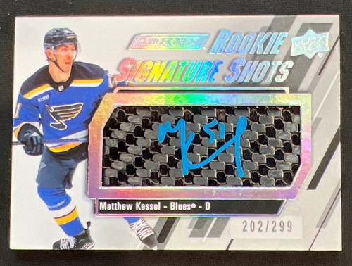 2023-24 UD Engrained - MATTHEW KESSEL *Rookie Signature Shots Autograph ...
