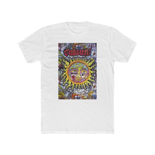 Sublime vintage graphic retro California 90s rock band Men's Cotton ...