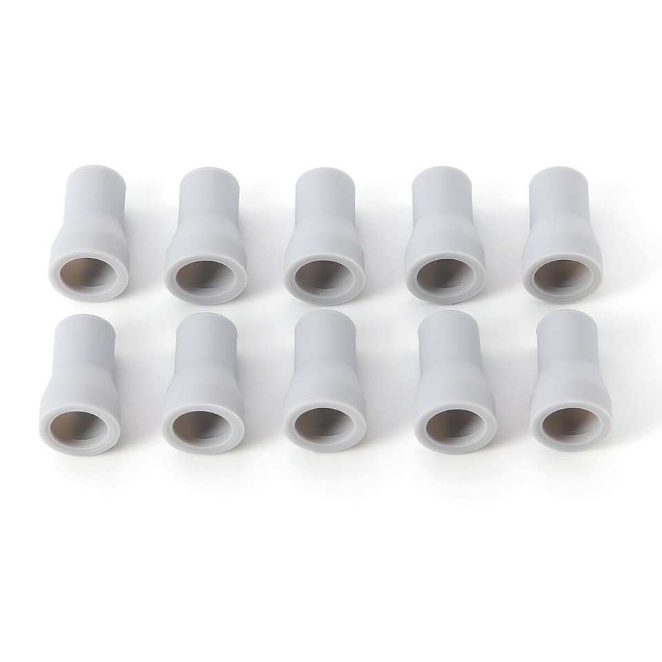10Pc Dental Saliva Ejector Strong Suction Rubber Snap Tip Adapter ...