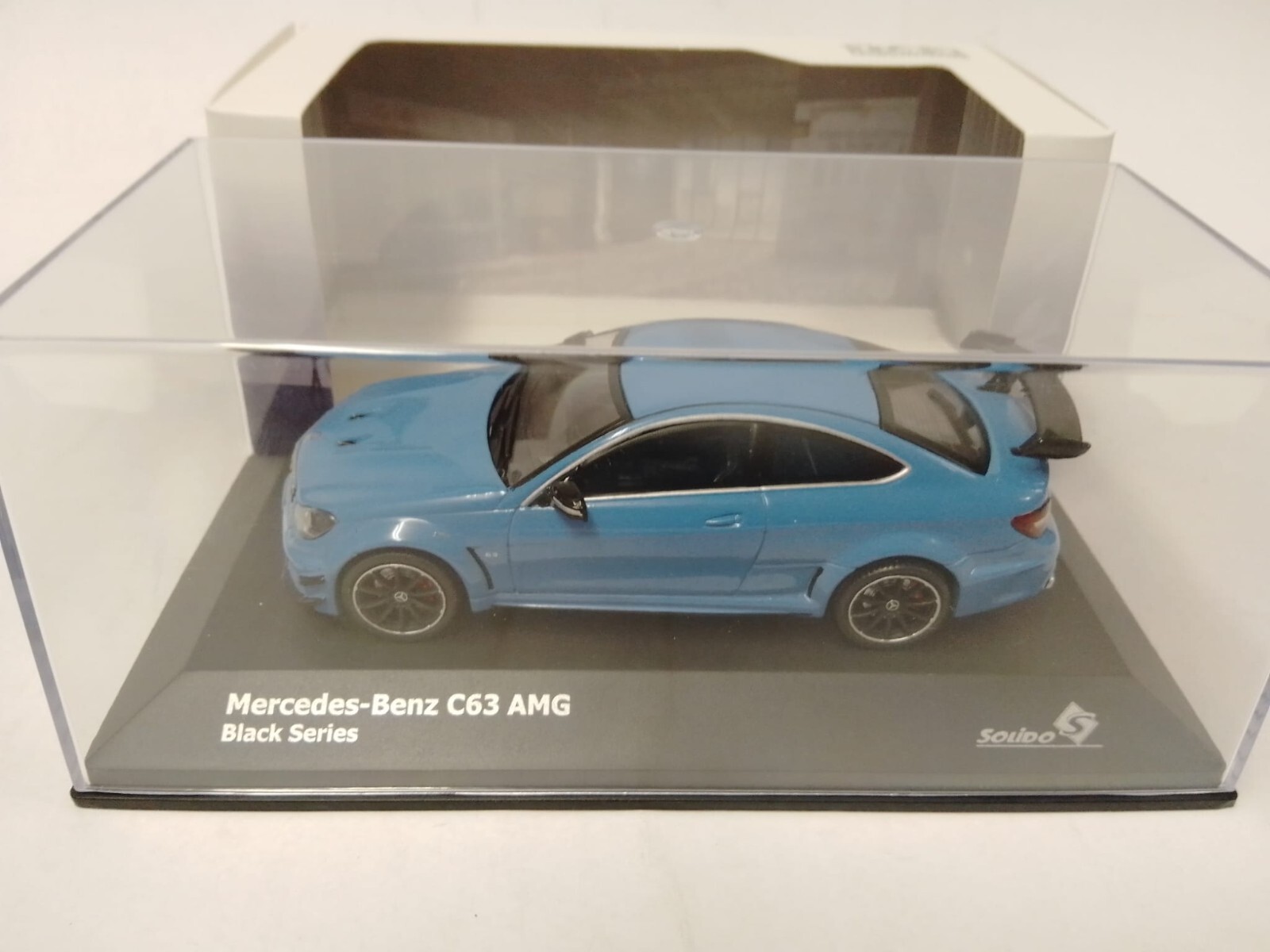 Solido Mercedes Benz C63 AMG Black Series French Blau 2012 1/43 ...