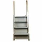 Confer Plastics Step-1 Heavy-Duty Pool Steps For Above Ground Swimming ...