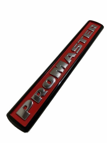 2014-2020 Ram ProMaster Red Chrome Black Nameplate Emblem | eBay
