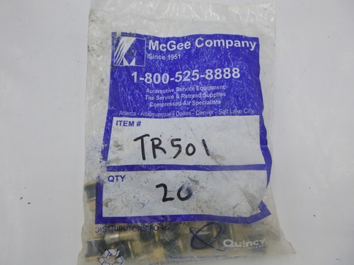 20 Pack McGee Company TR501 Straight Brass Clamp In Tubeless Tire Truck ...