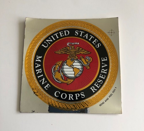 4" US Marine Corps Reserve Car Decal Foil Sticker | eBay