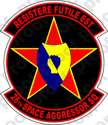 STICKER USAF 26TH SPACE AGGRESSOR SQUADRON | eBay