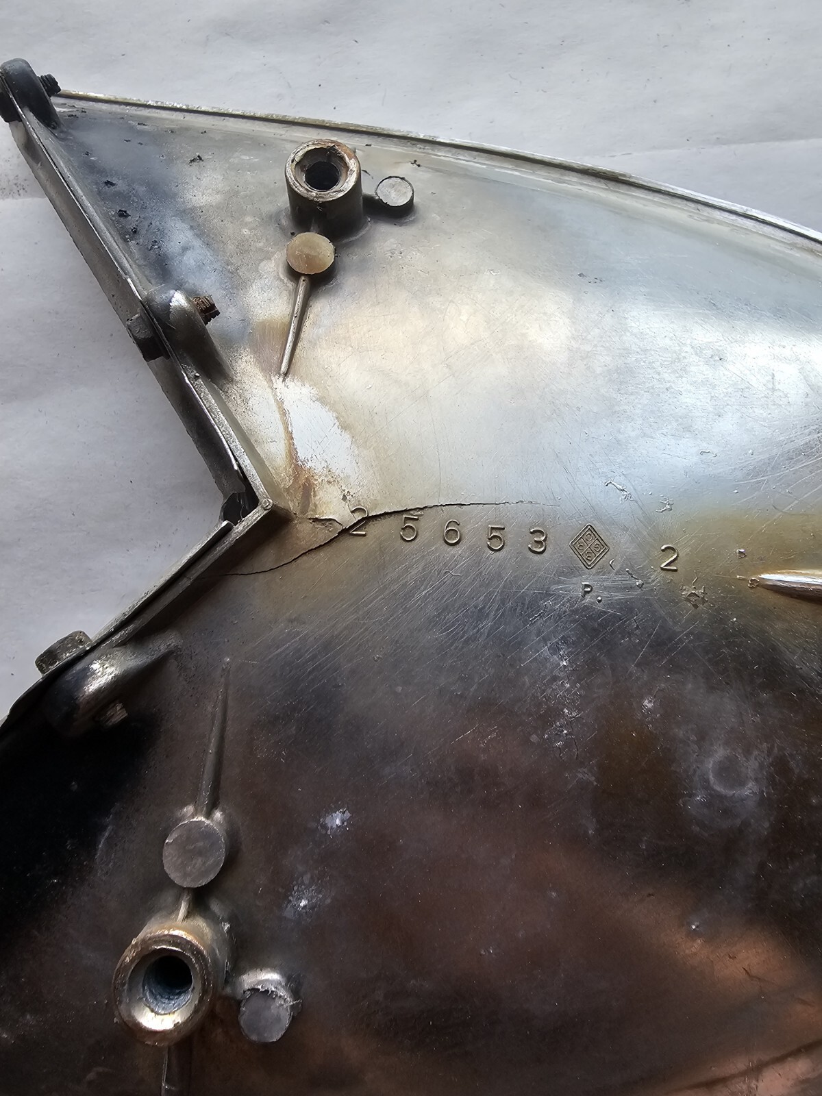 1956 Buick Hood Ornament Base Dry Desert Climate Special Roadmaster ...