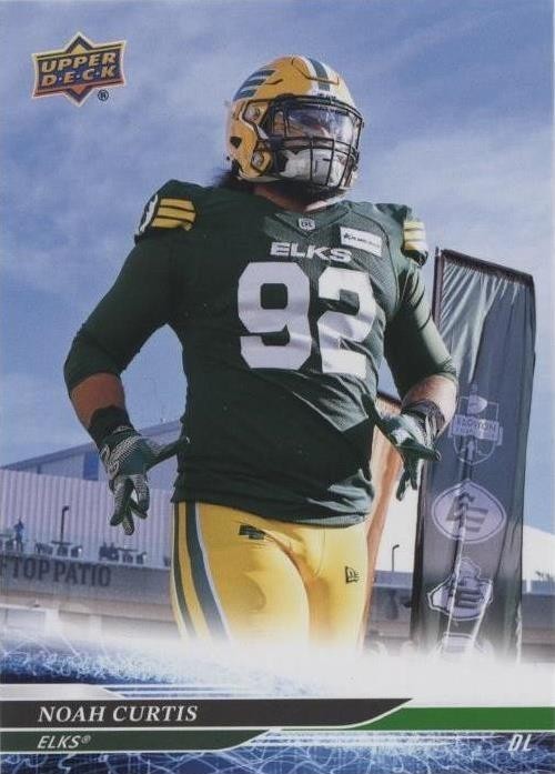 2025 Upper Deck Cfl - Noah Curtis #79 Green (RC) for sale online | eBay