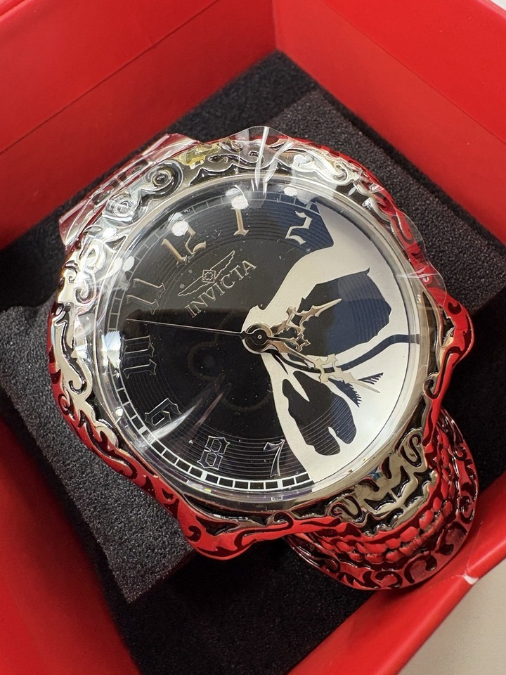 Invicta Artist Skull Men's Watch - 50.5mm, Steel, Black (31907) | eBay