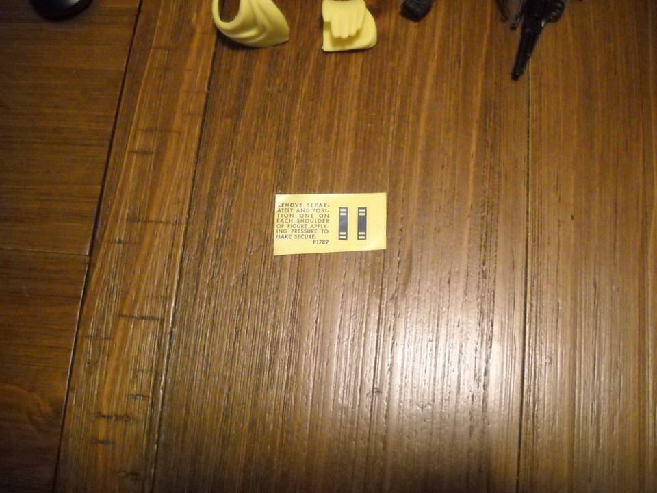 VINTAGE MARX JOHNNY WEST CAPTAIN MADDOX 2 LEFT FEET ACCESSORIES,MANUALS ...