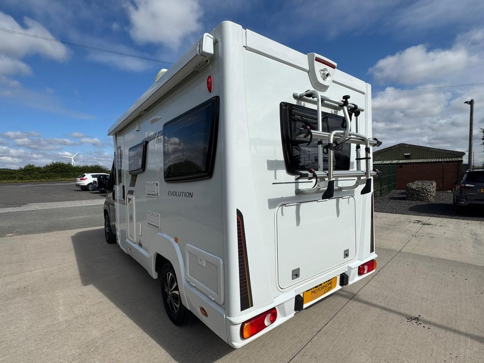 Elddis Evolution 135 2 berth 4 belts rear lounge compact motorhome | eBay UK