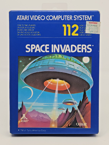 Atari 2600 Boxed Video Game - Space Invaders - 1986 Corp Release ...