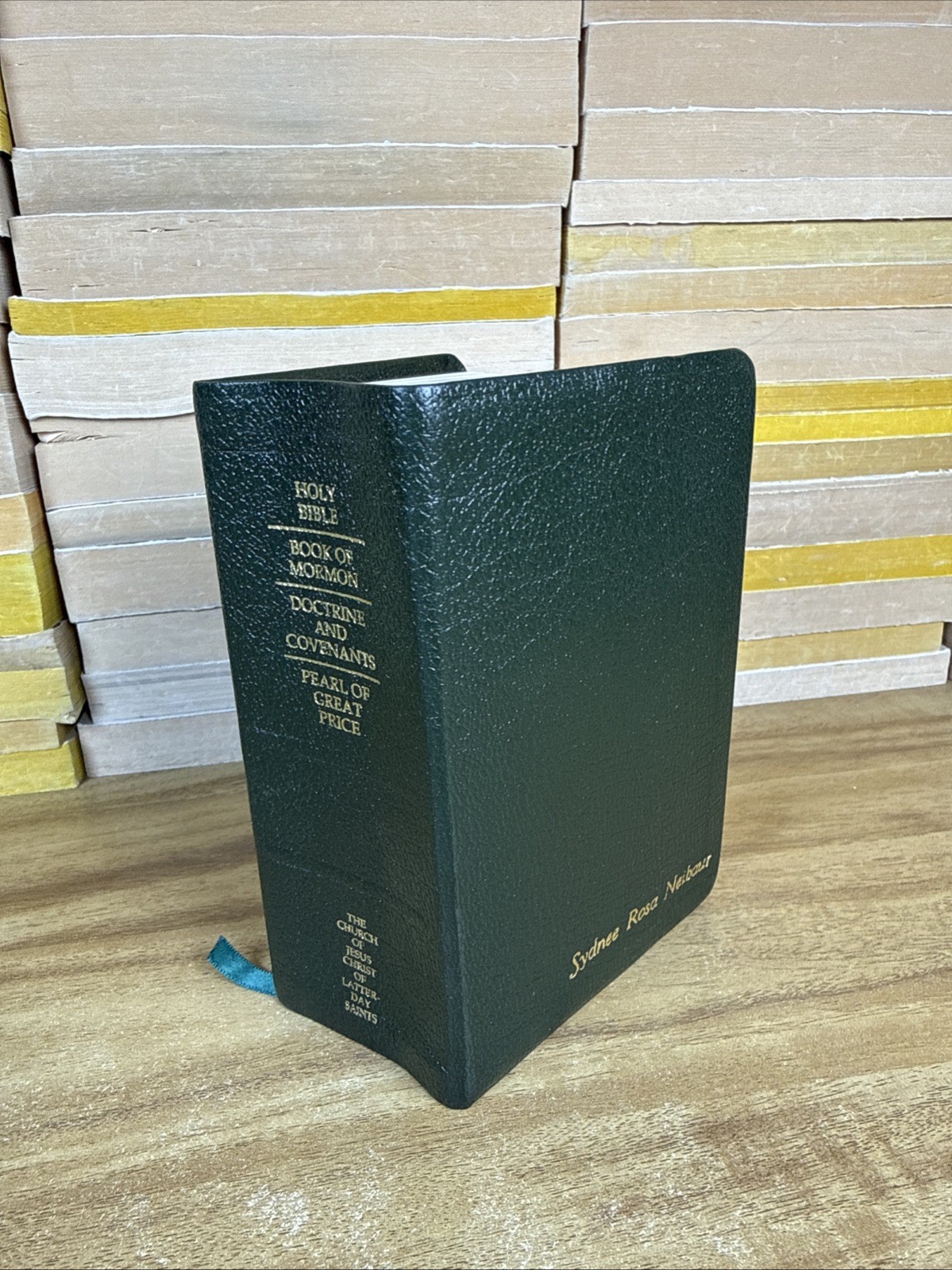LDS Mini QUAD Scriptures Book Of Mormon D &C Old New Testament Bible ...