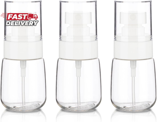 3Pack Small Spray Bottle, 1Oz Mini Spray Bottles, Clear Empty Travel ...