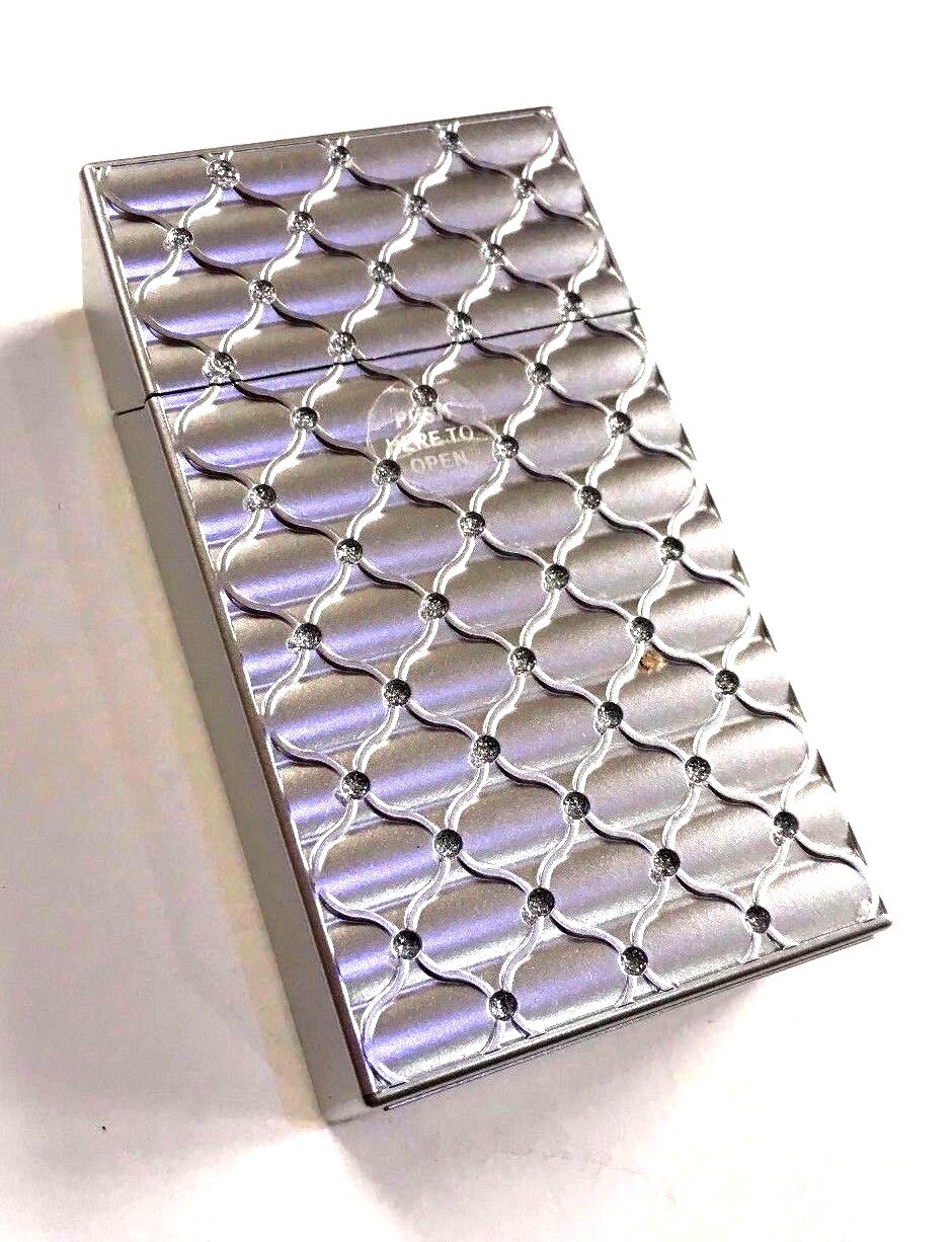 SUPER KING SIZE CIGARETTE BOX/CASE CIG PACK Cigarettes Rhinestone ...