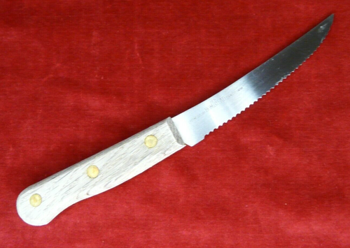 Vintage Old Homestead Lifetime Cutlery Steak Knife Stainless Serrated ...