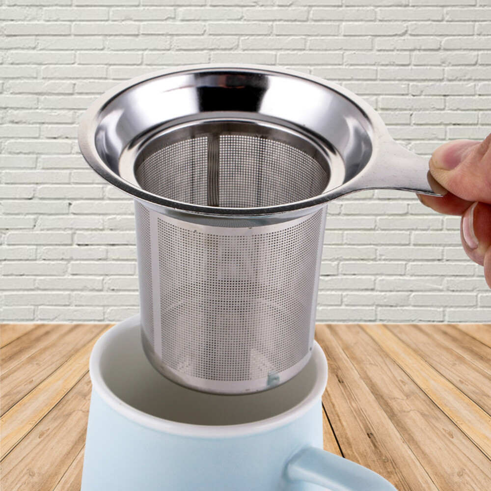 Stainless Tea Kettle Strainer Filter Coffee Flat High Density | eBay
