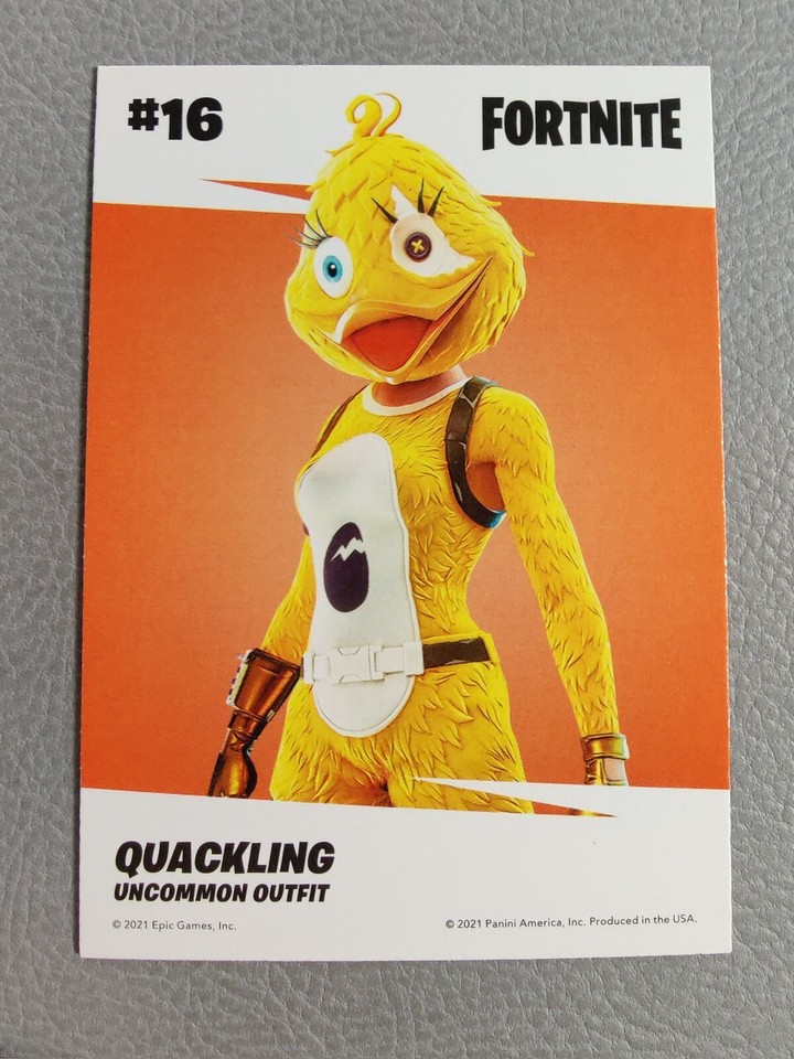 Quackling #16 Uncommon Outfit | NM/M | 2021 Fortnite Series 3 Panini | eBay