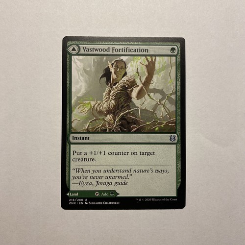 VASTWOOD FORTIFICATION ZENDIKAR RISING MTG INSTANT GREEN UNCOMMON - NM ...