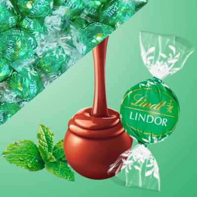 Lindt Lindor - MINT MILK CHOCOLATE TRUFFLES (Green Balls) | eBay UK