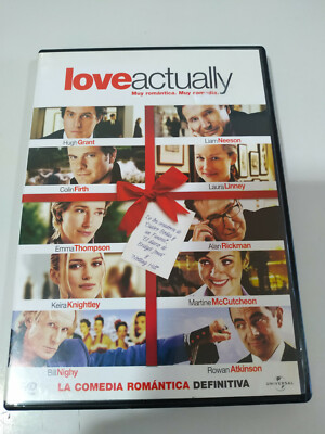 Love Actually Hugh Grant Liam Neeson Emma Thompson Rowan Atkinson DVD ...