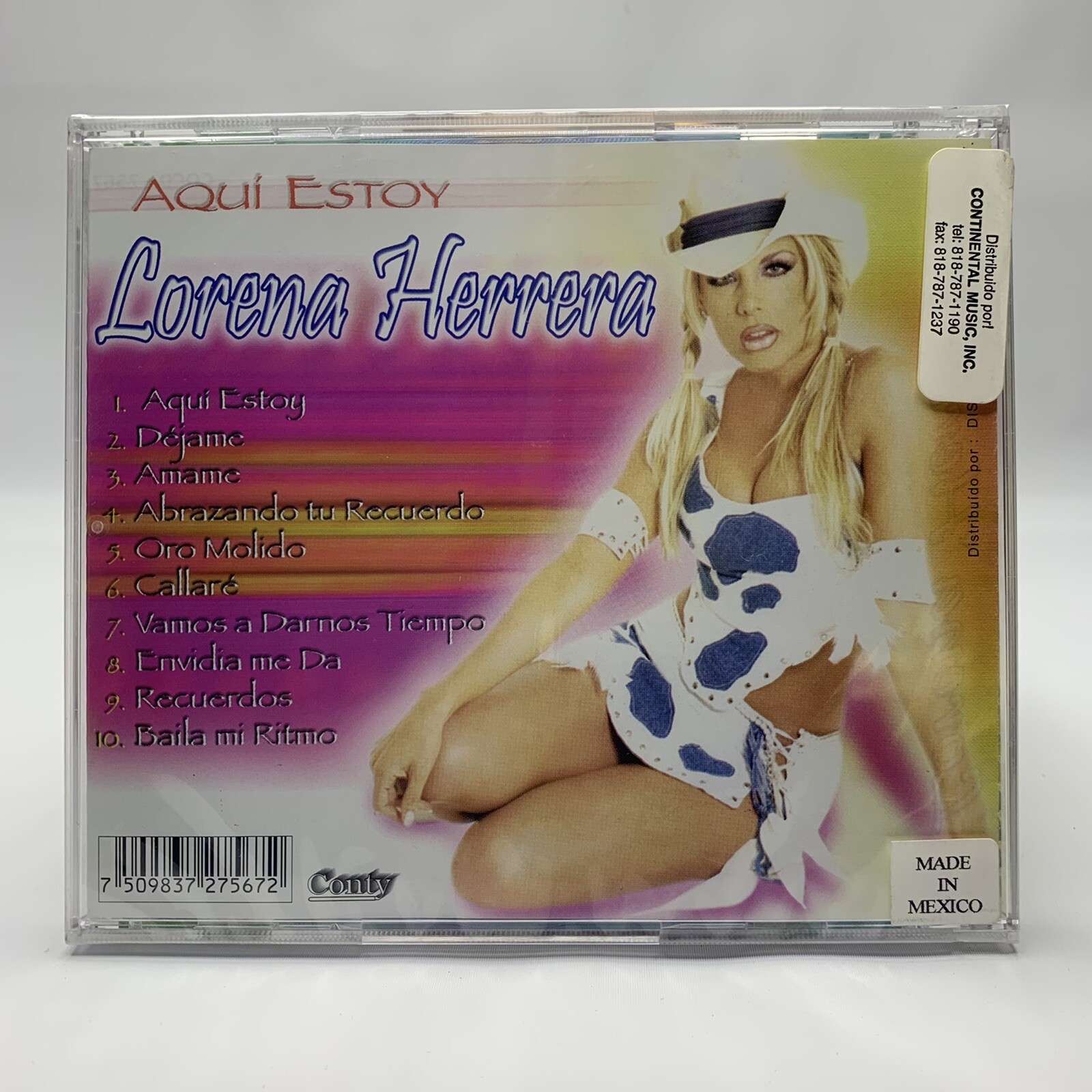 Lorena Herrera CD Aqui Estoy Actriz de Telenovela Pop Latino Rare New Sealed | eBay
