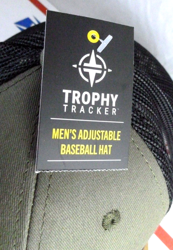 TROPHY TRACKER Mens Duck Patch Logo Adjustable Baseball Hat Cap ...