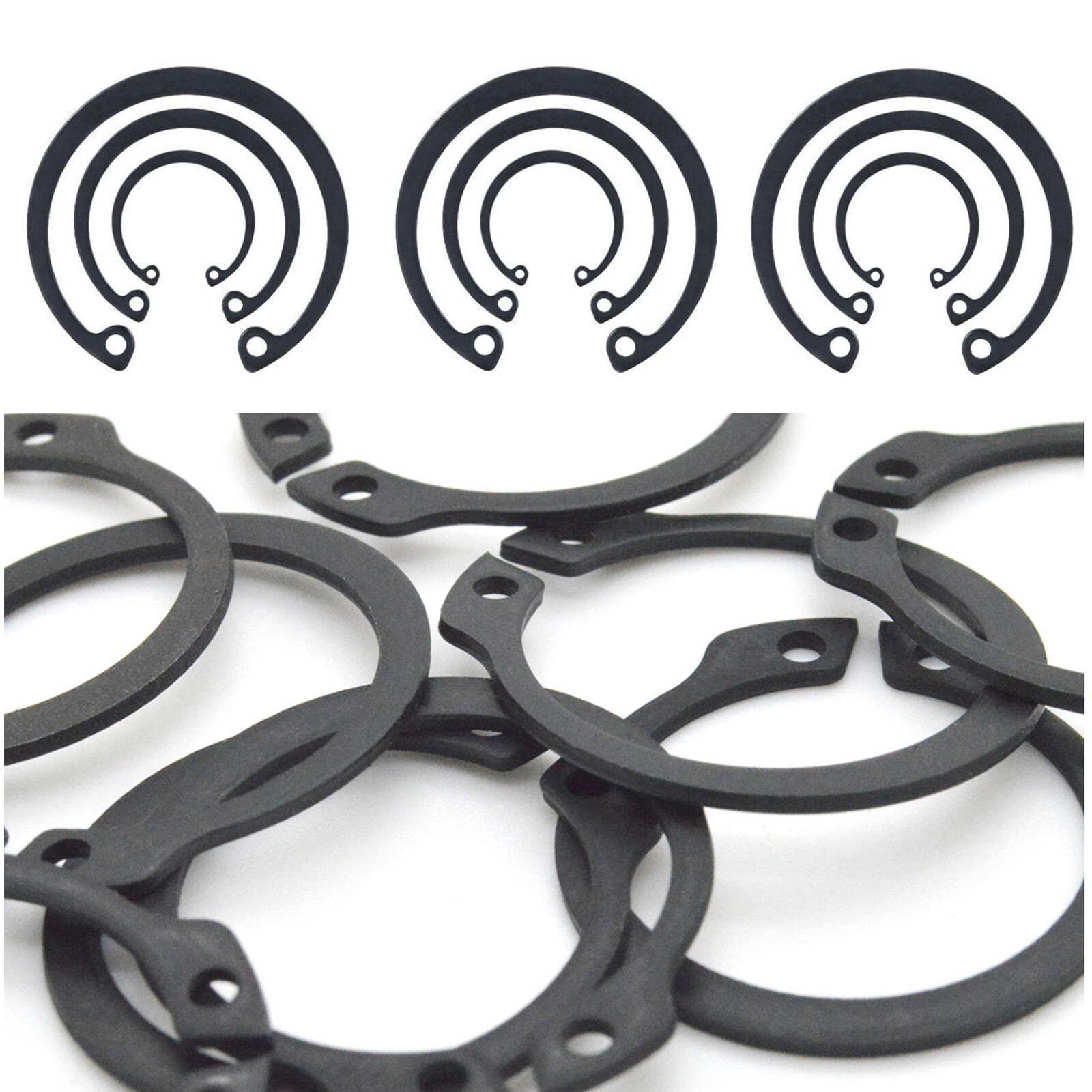 10pcs DIN471 C Clips Carbon Spring Steel External Circlip choose size ...
