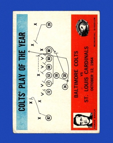 1965 Philadelphia Set-Break # 14 Baltimore Colts VG-VGEX *GMCARDS* | eBay