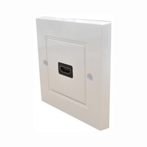 SINGLE HDMI FACE PLATE WALL SOCKET WITH HDMI SOCKET ON REAR (RM2 ...